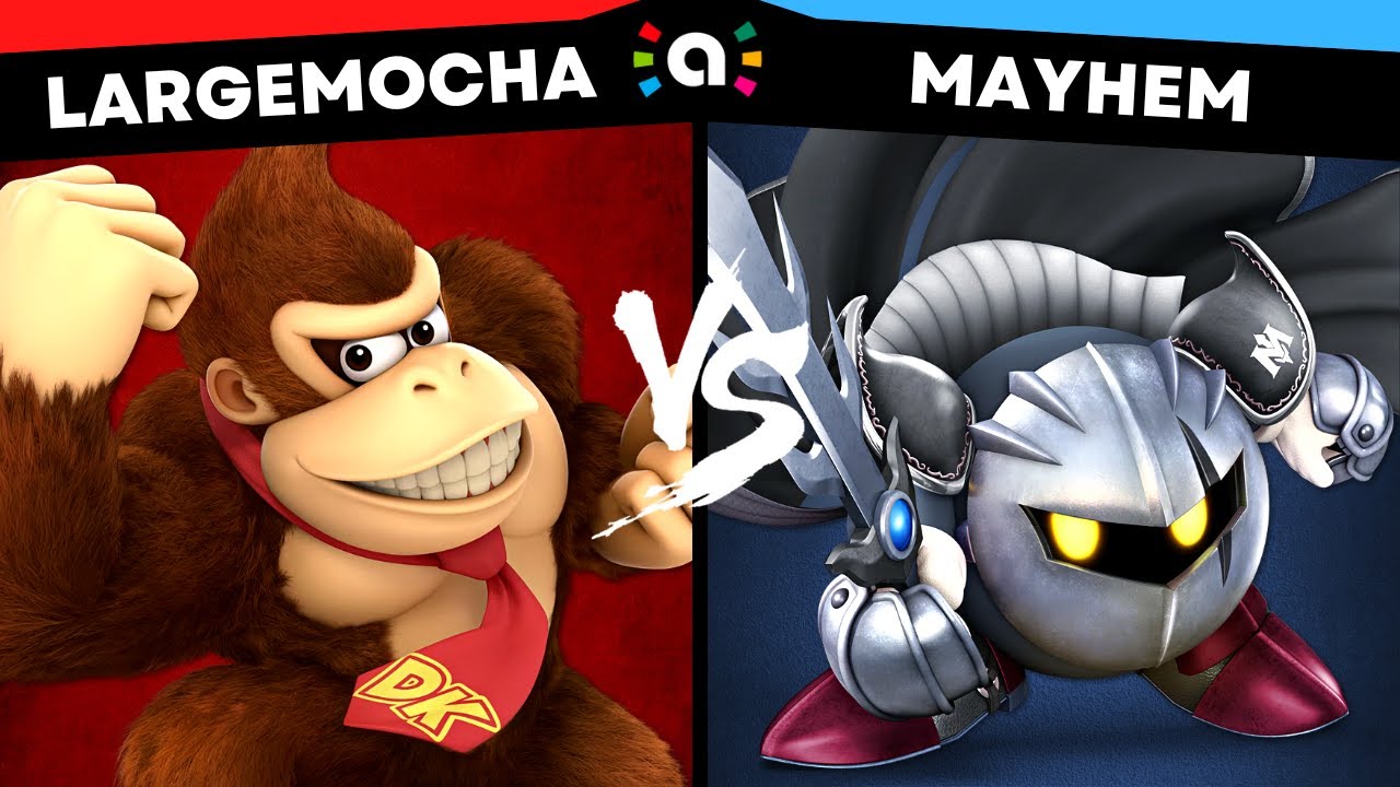 LargeMocha (Donkey Kong) vs Mayhem (Meta Knight) | Super Smash Bros ...