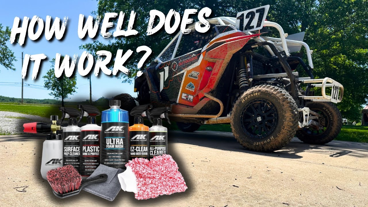 BEST UTV Wash on the Market??? Cleaning the race car with Advanced ...
