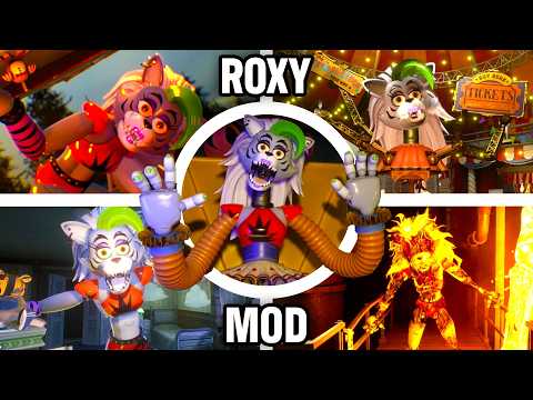 Roxanne Wolf Replaces EVERY Animatronic in FNAF Secret of the Mimic (COMP)