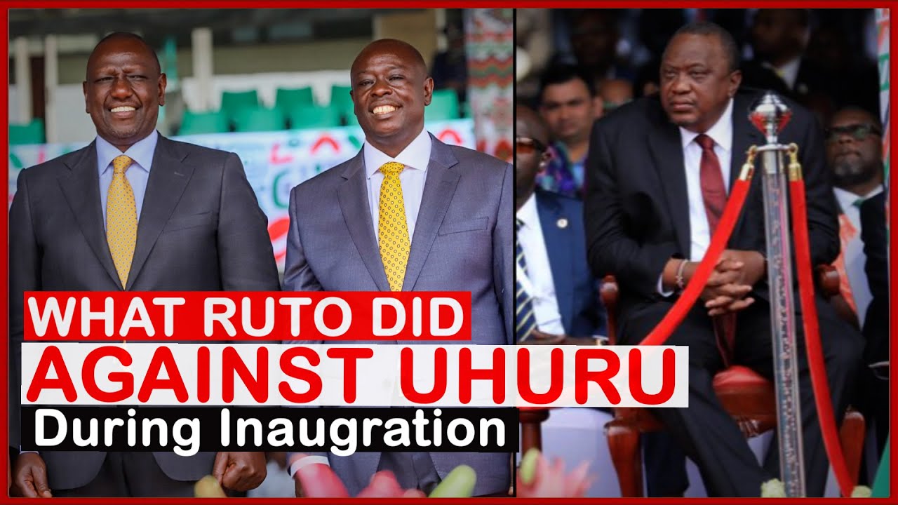 Details Emerge What Ruto, Gachagua Did To Uhuru During Inaguration ...