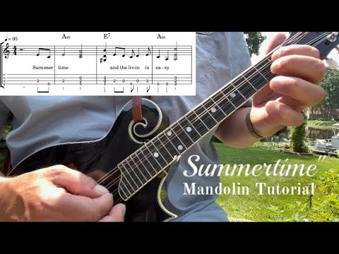 The Complete “Summertime” Mandolin Tutorial w/Tabs - YouTube