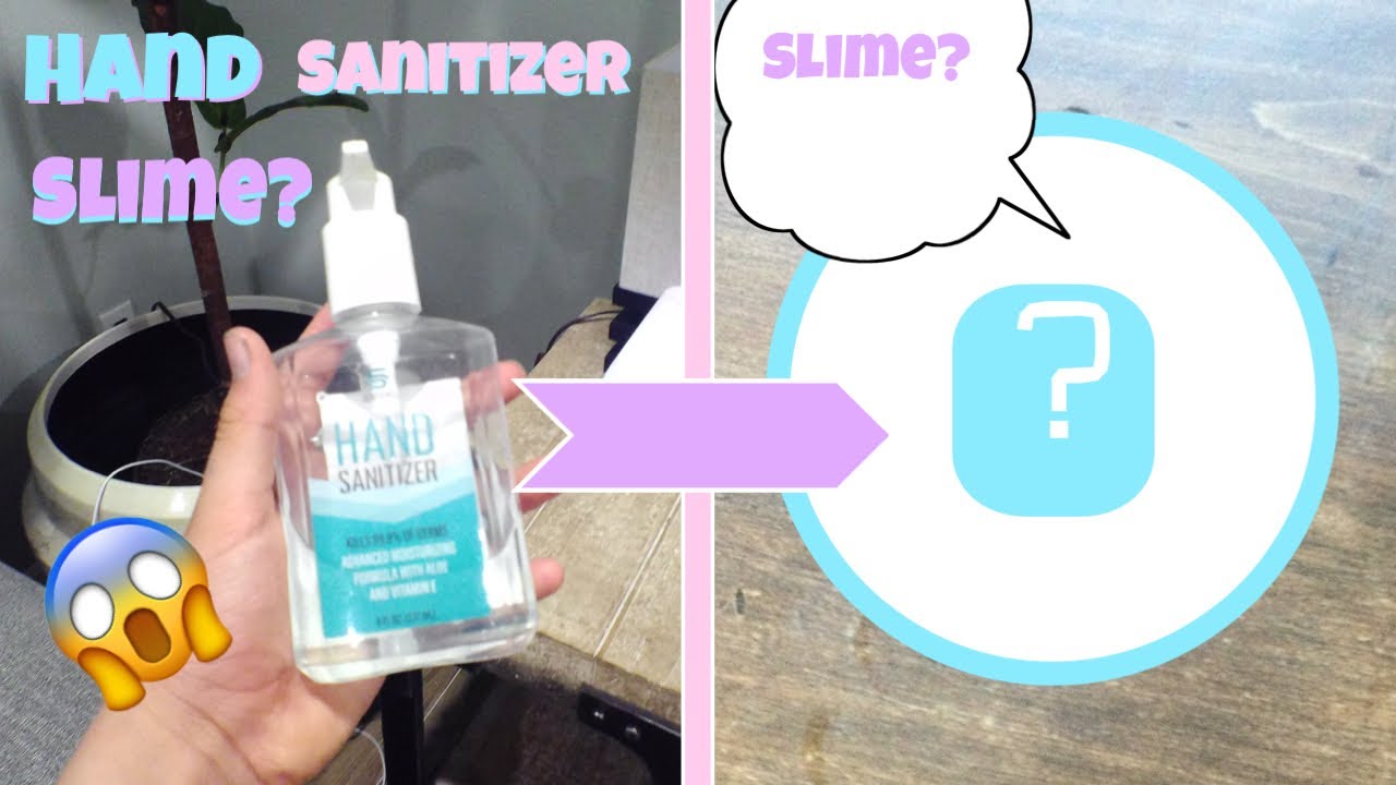 Shampoo + hand sanitizer = slime? Can you make slime out of hand ...