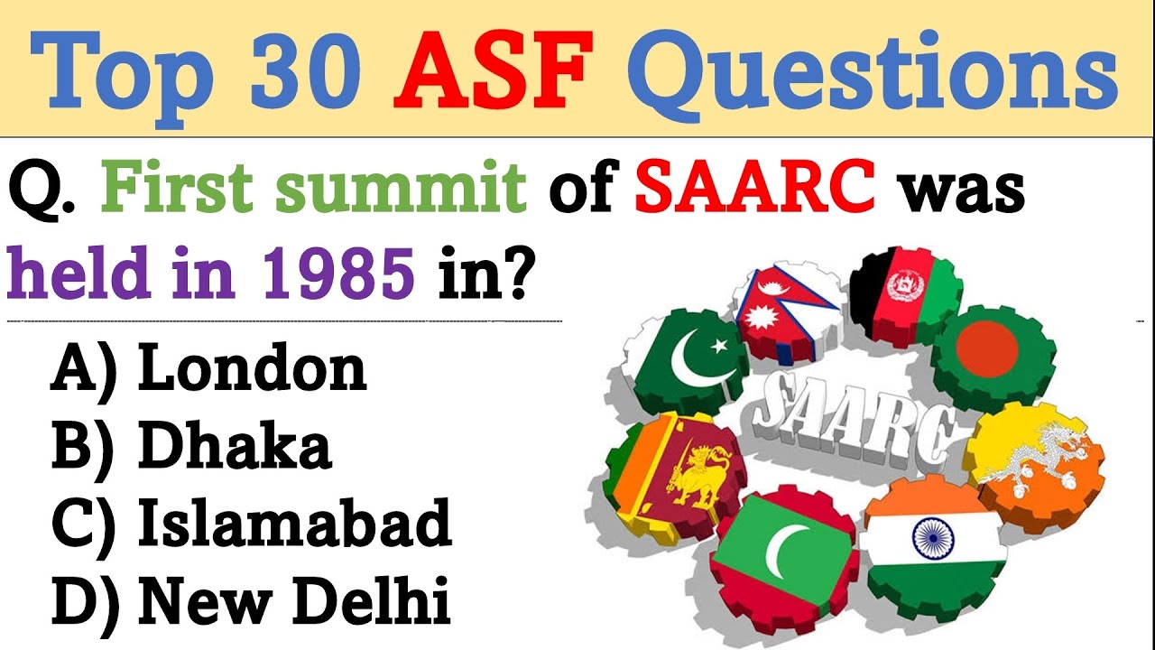 30 ASF most Repeated Questions and Answers | asf past papers | asf ...
