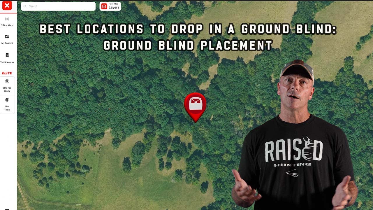 Best Locations To Drop In A Ground Blind: Ground Blind Placement - YouTube