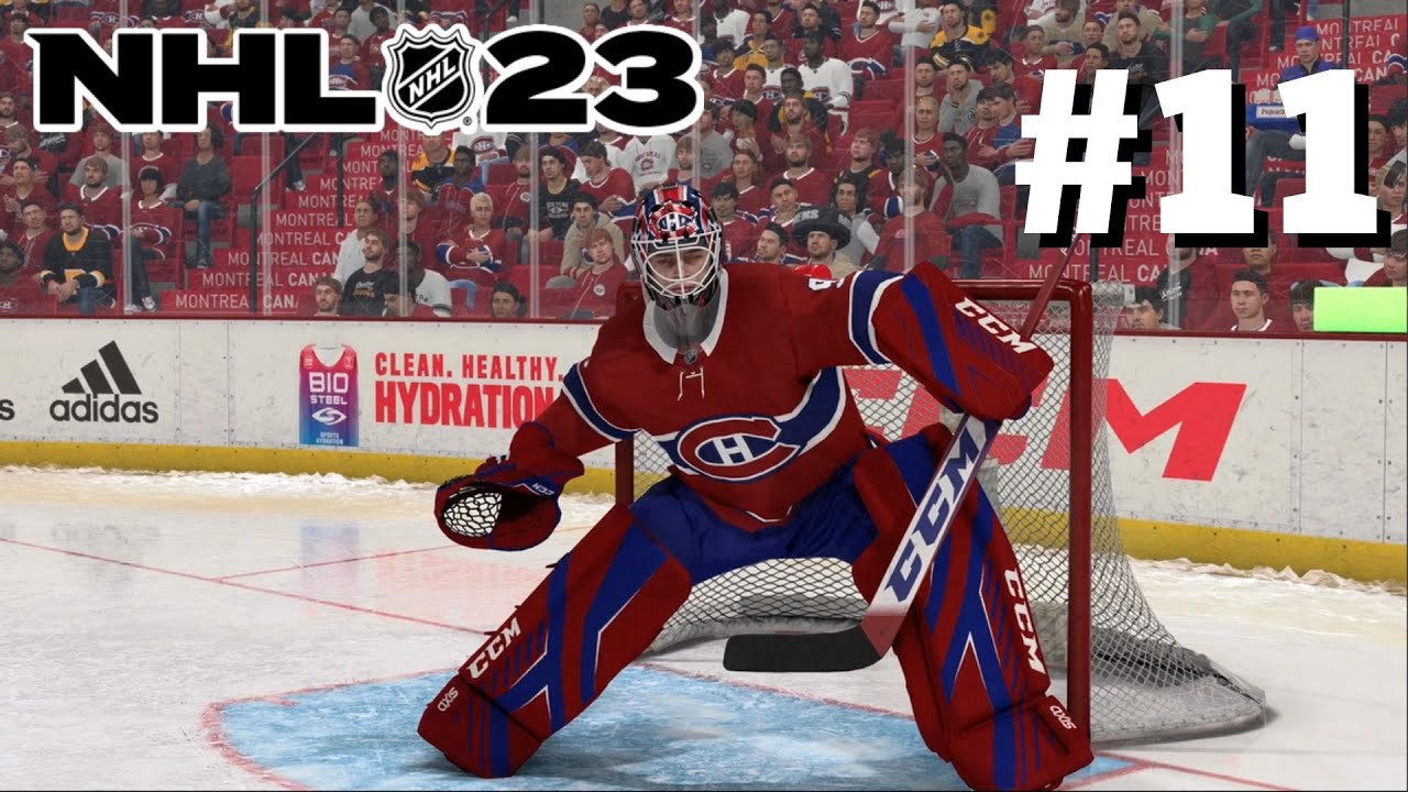 NHL 23 Be A Pro (Goalie) - EP11 - Round One vs. Boston - YouTube