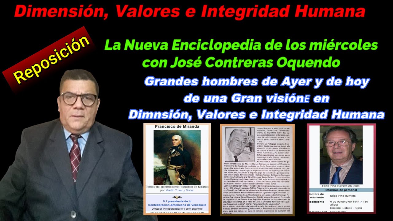 Grandes hombres de Ayer y de hoy de una Gran visión🇻🇪 en Dimensión ...