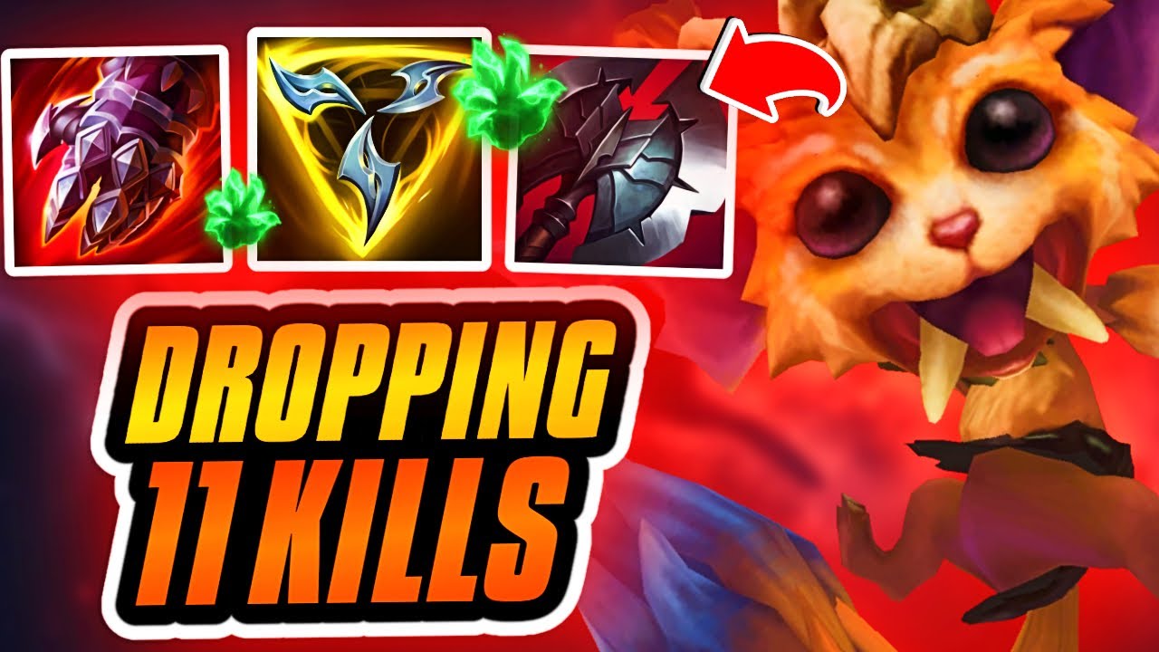 DROPPING 11 KILLS IN THIS COUNTER MATCHUP!!! Season 15 Gnar Ranked ...