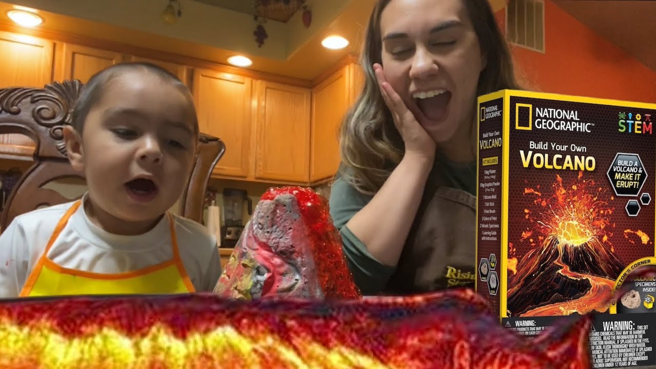 Build your own volcano National Geographic kit for kids volcano ...