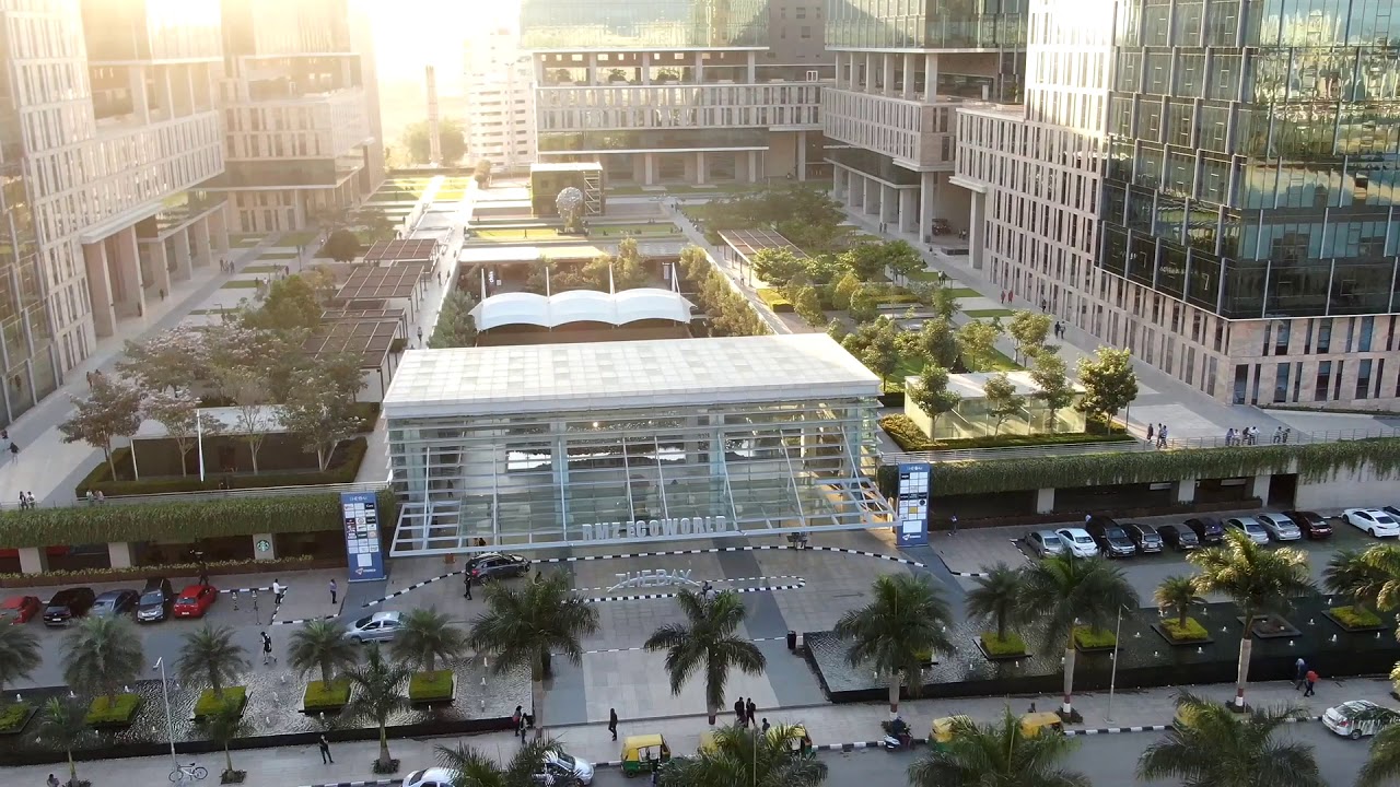 Aerial Time lapse Bangalore software park - YouTube