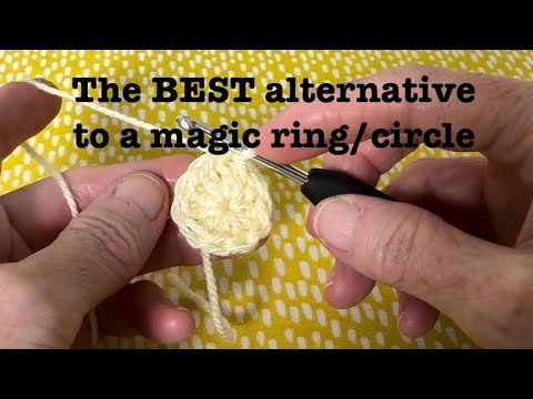 Easy and quick alternative to a magic ring/circle. Beginner friendly ...