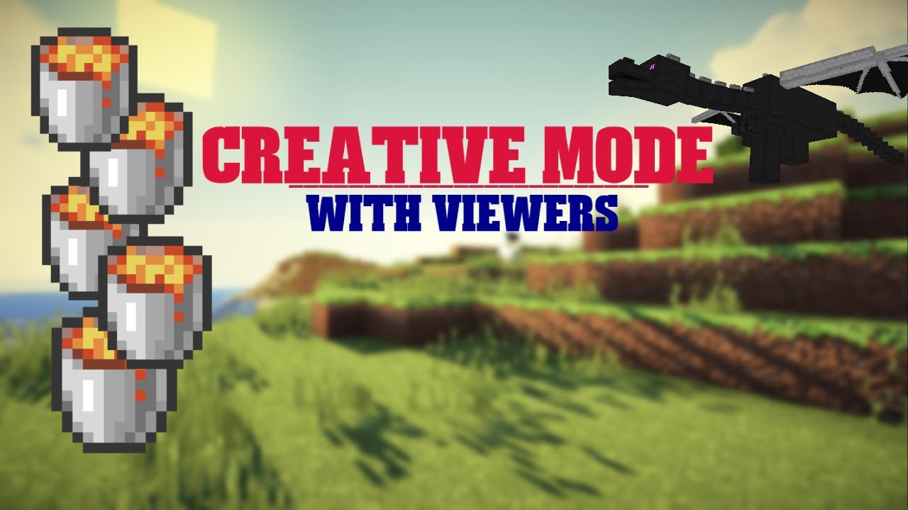 MINECRAFT CREATIVE MODE WITH VIEWERS! - YouTube