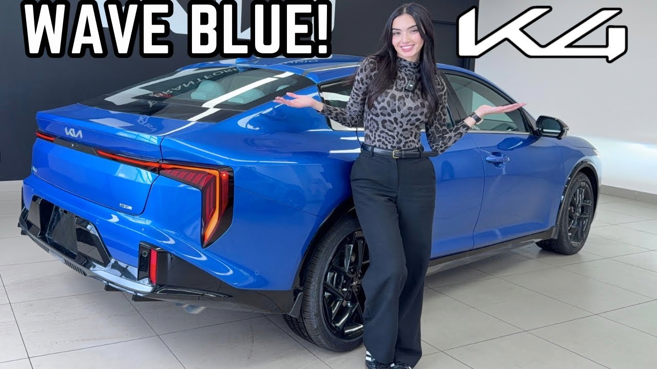 A Closer Look at Wave Blue: A Kia K4 GT-Line Exclusive! - YouTube