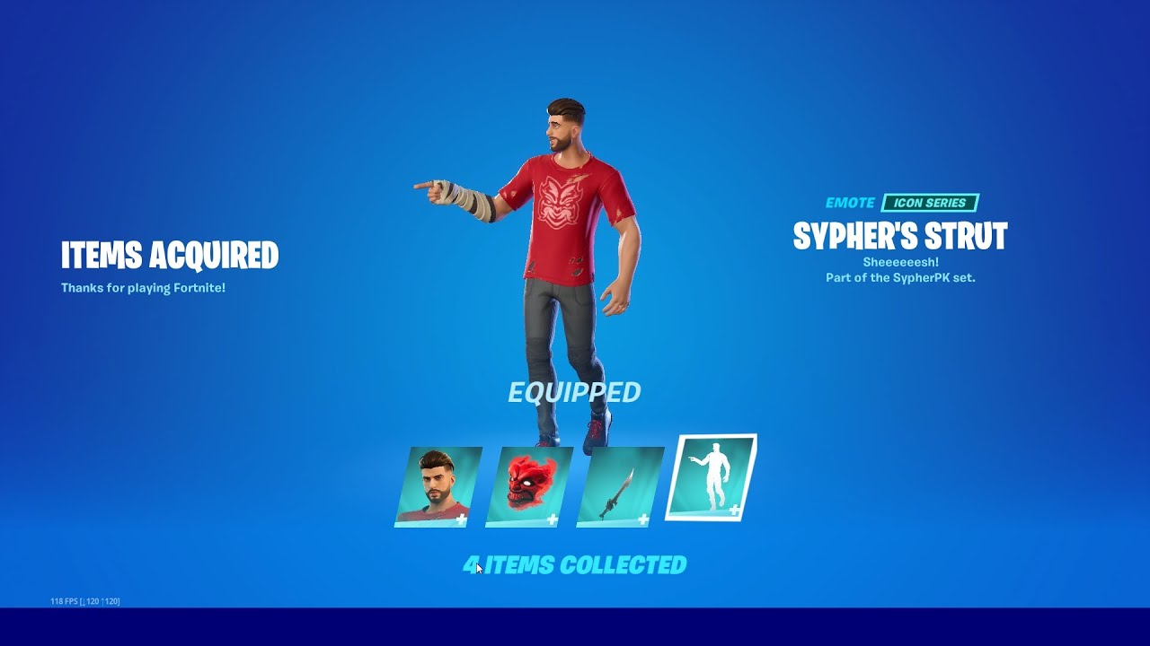 Buying the New SypherPK skin in Fortnite - YouTube