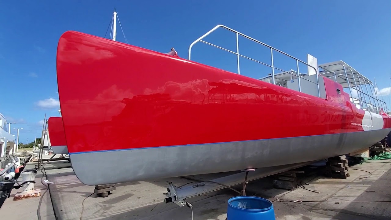 Explorer Catamaran Conversion Update - Part 6 (Antigua, 2021) - YouTube