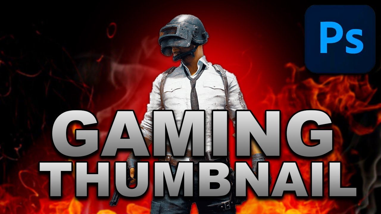 pubg thumbnail photoshop | eye catching thumbnail | Gaming YouTube ...
