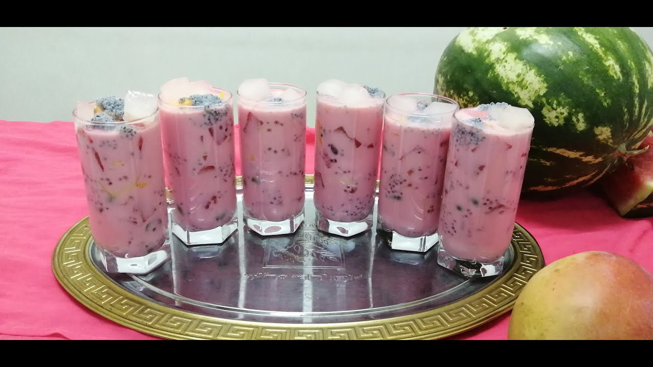 Mixed Fruits Sarbath - YouTube