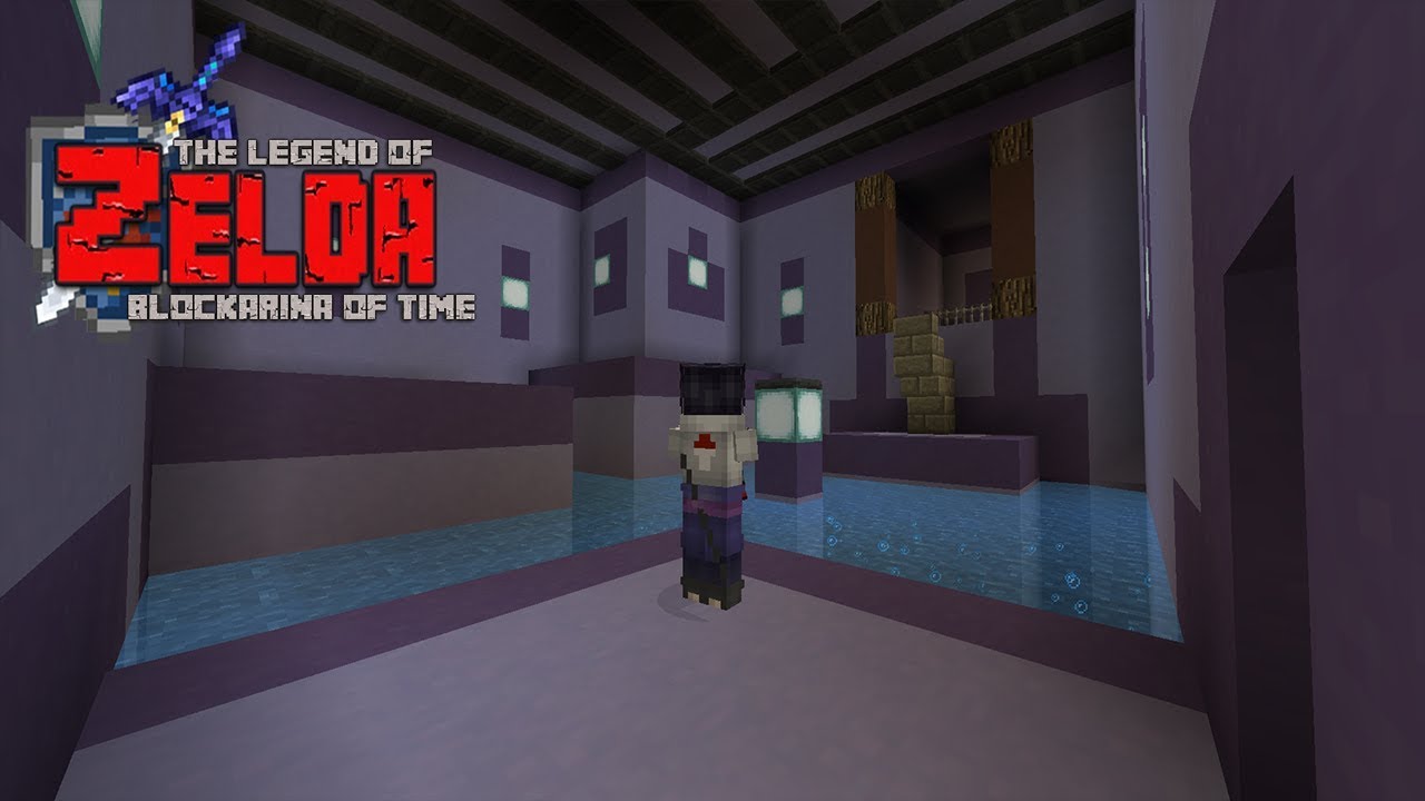 Minecraft: Legend of Zelda Adventure - The Water Temple [Puzzle] - YouTube