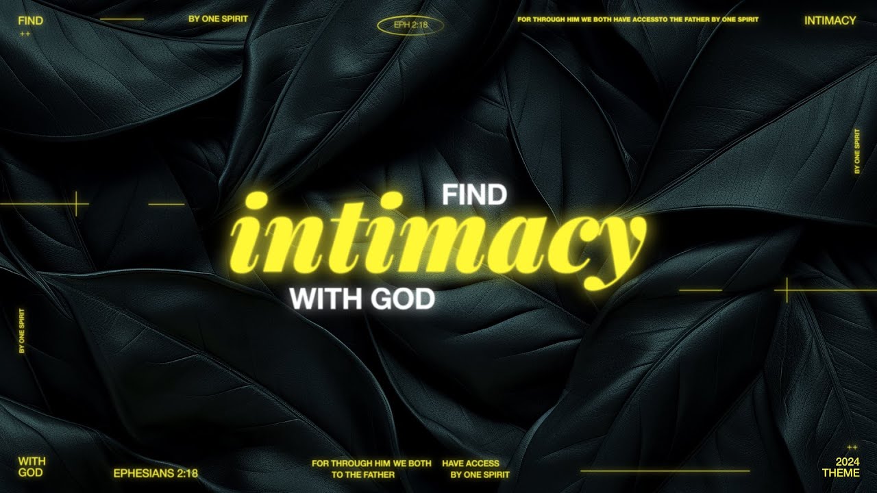 Find Intimacy with God - Week 2 | January 14th, 2024 - YouTube