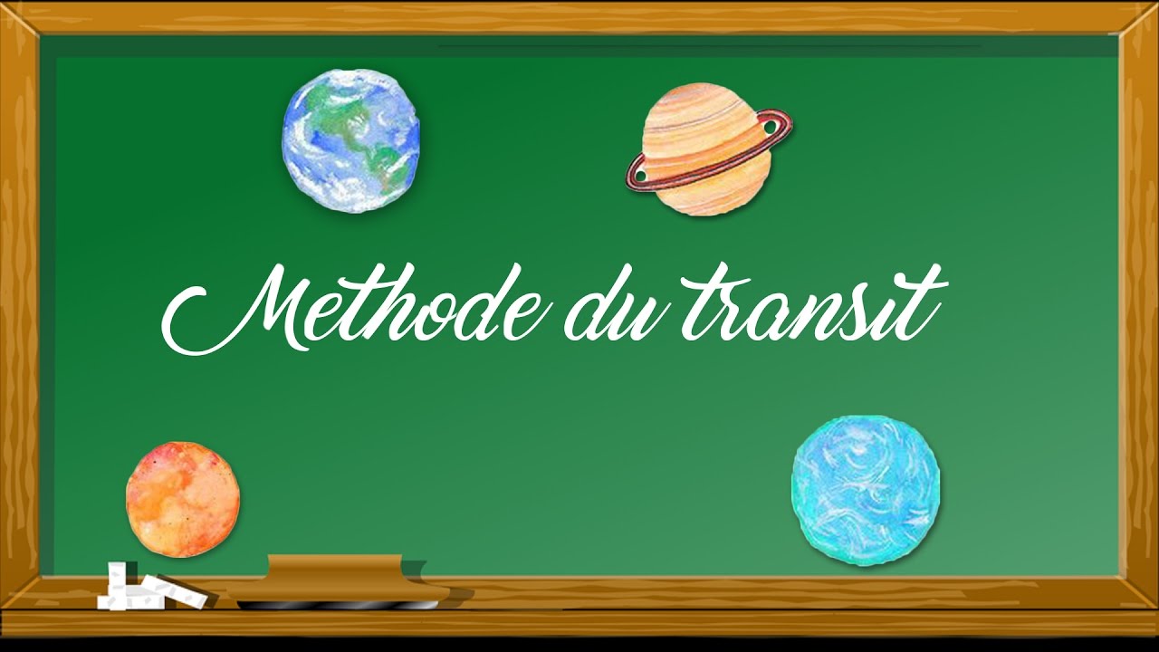 Méthode du TRANSIT - EXOPLANETES - YouTube