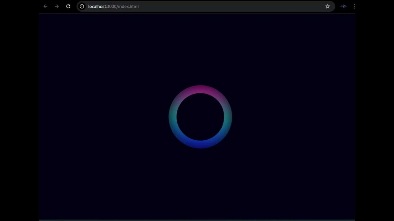 Animated Gradient Color loader with HTML CSS - YouTube