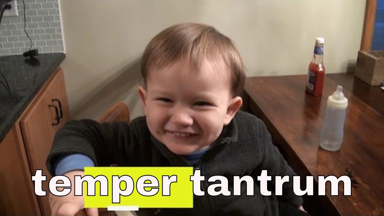 terrible two and terrible temper tantrum - YouTube