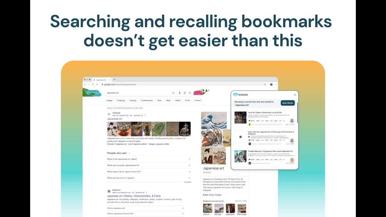 Introducing Stacks: A search engine for your bookmarks and knowledge - YouTube