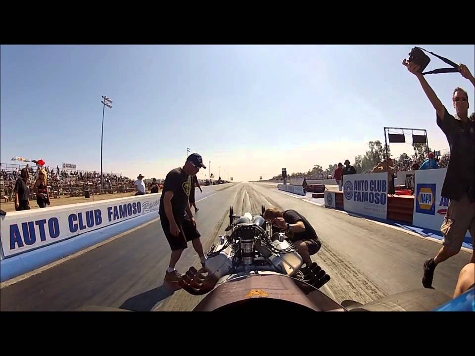 Kin Bates Sr Injected Nitro Dragster - YouTube