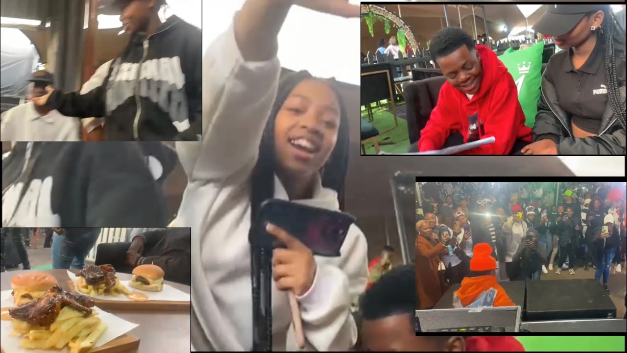 Vlog | went to zani | i met Baby face and Sphocky and Retha | eating ...