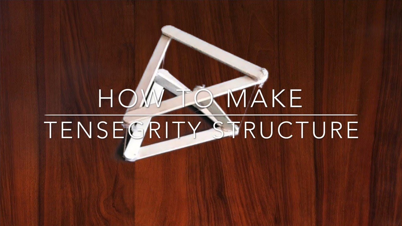 How to Make Anti-Gravity Structure | Tensegrity Sculpture - YouTube