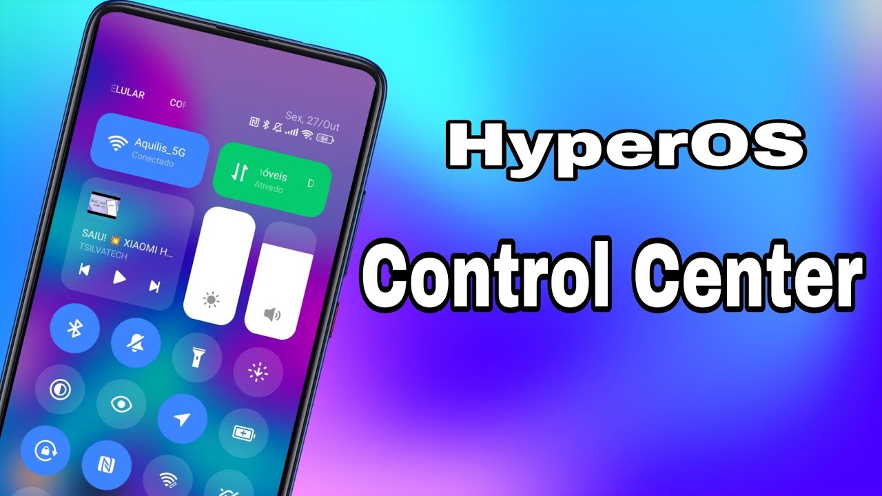 SAIU! 💥 NEW HyperOS Control Center - System Ui Plugin - Tradução ...