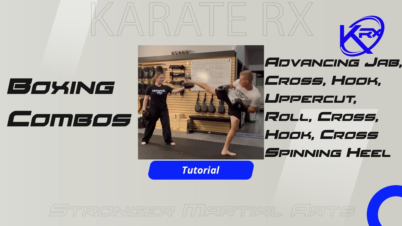 Mitt Combo: Advancing Jab, Cross, Hook, Uppercut, Roll, Cross, Spin ...