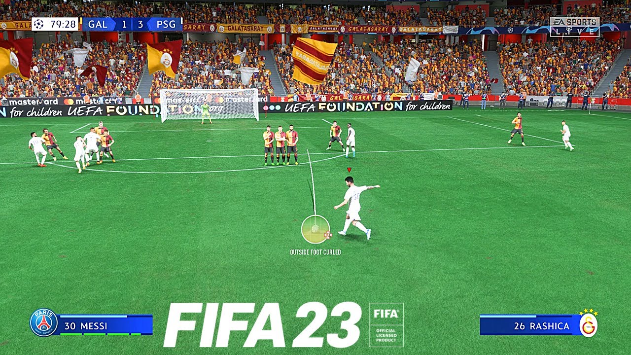 PSG - GALATASARAY // FIFA 23 Realistic Gameplay & Graphics MOD - YouTube