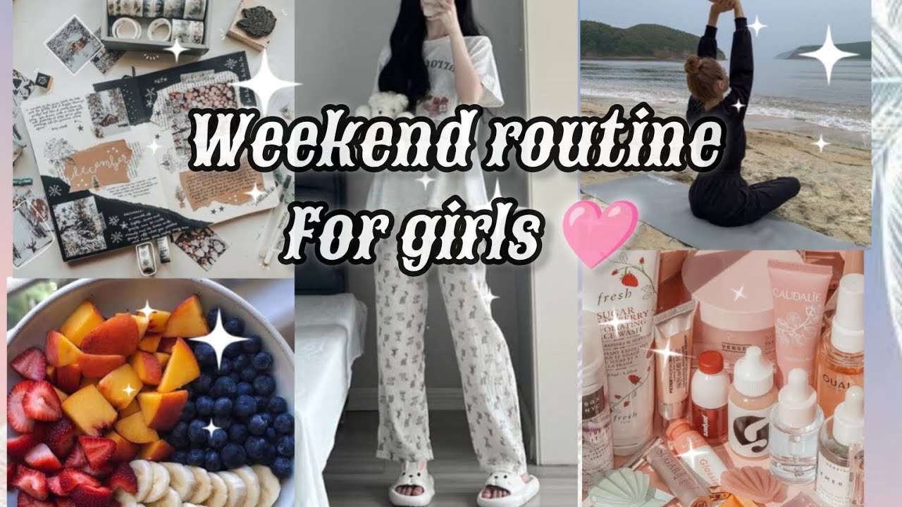 Weekend routine for girls 🩷 - YouTube