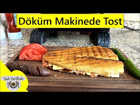 Döküm Makinede Tost Tarifi 💯 (Eski Tost Lezzeti Geri Geldi)