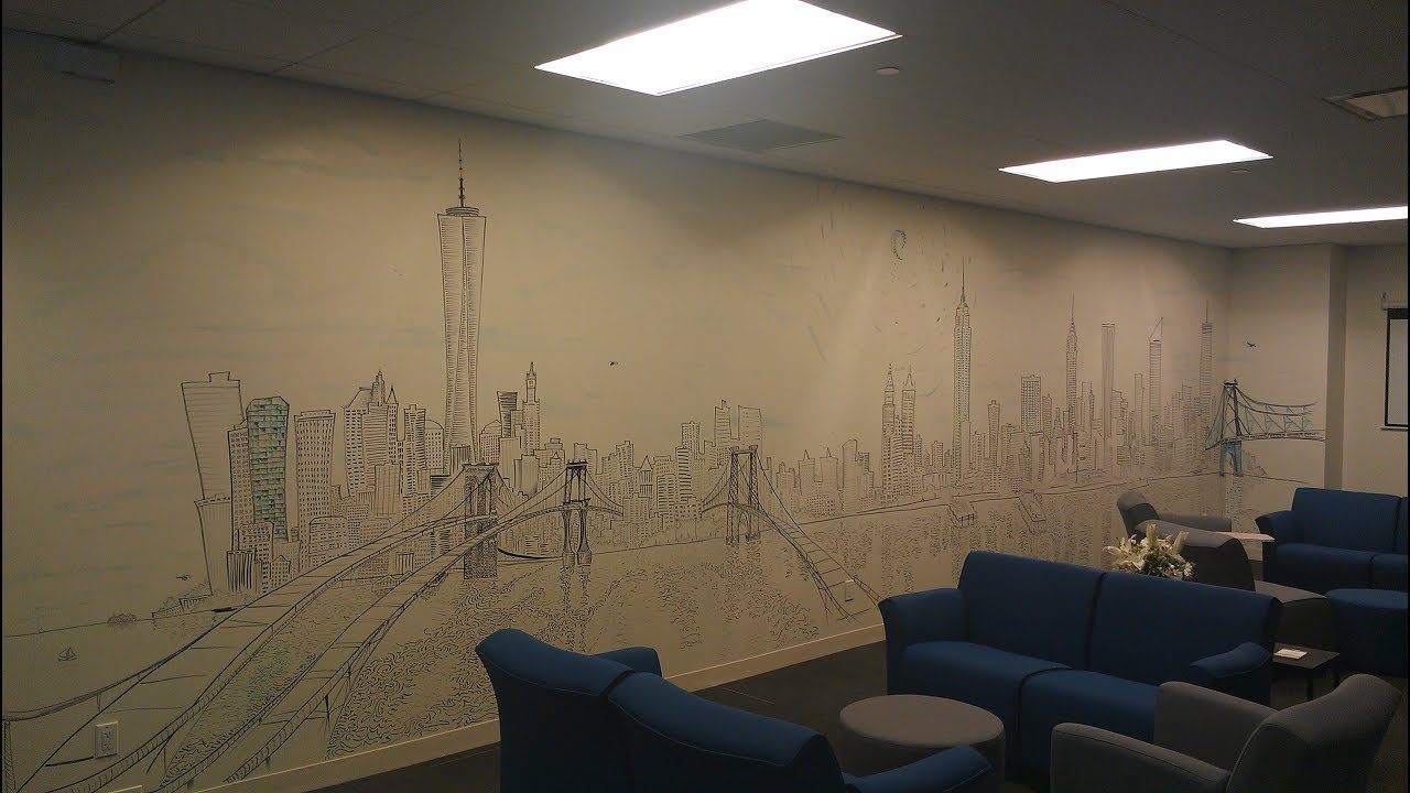 Fluent Office Space Mural - YouTube