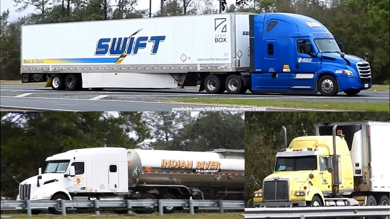 Blue Freightliner Cascadia Swift Indian River | Truckspotting 12624 ...
