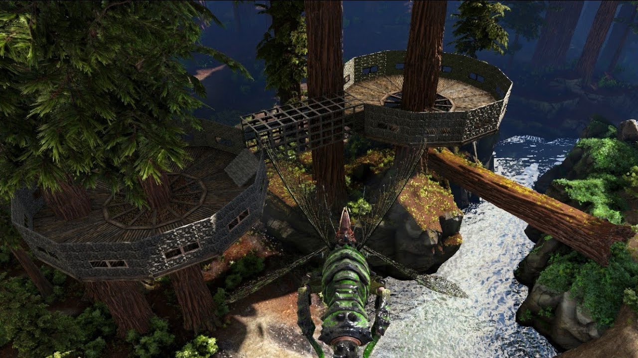 Building our Redwood Treehouse | ARK: Survival Evolved S3EP89 - YouTube