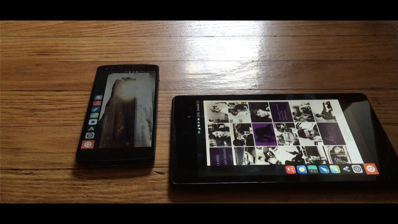 Ubuntu Touch on the Nexus 5 / Nexus 7 (2013) - YouTube