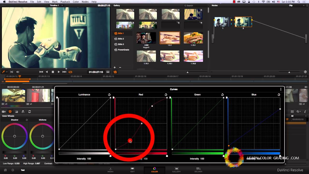 How to achive the Cross Processing look in Davinci Resolve - YouTube