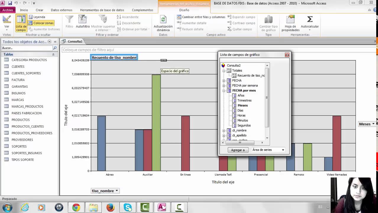 CONSULTA EN ACCESS Y GENERACION DE INFORME - YouTube
