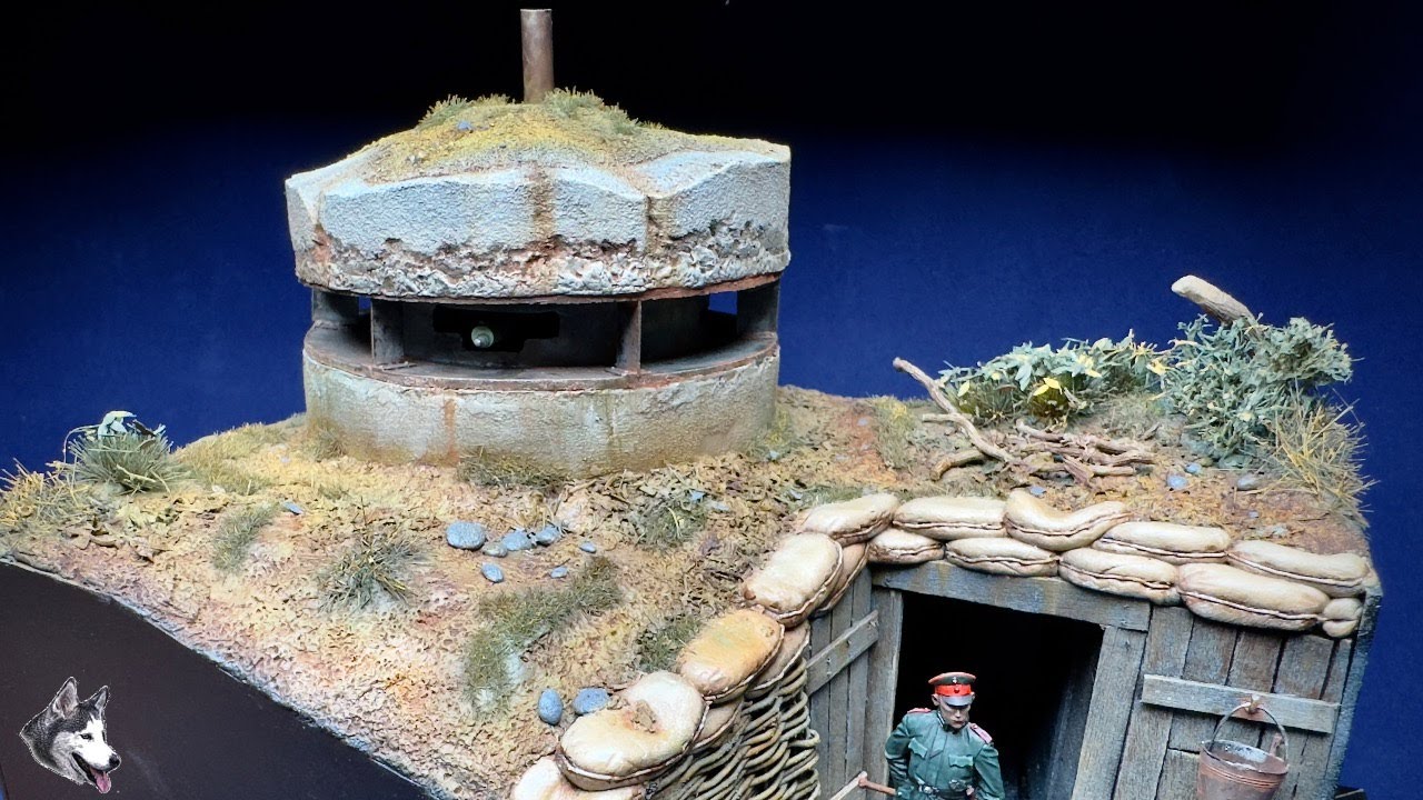 WWI German Pillbox REVISITED | Building The Kit Based On My Own Master ...