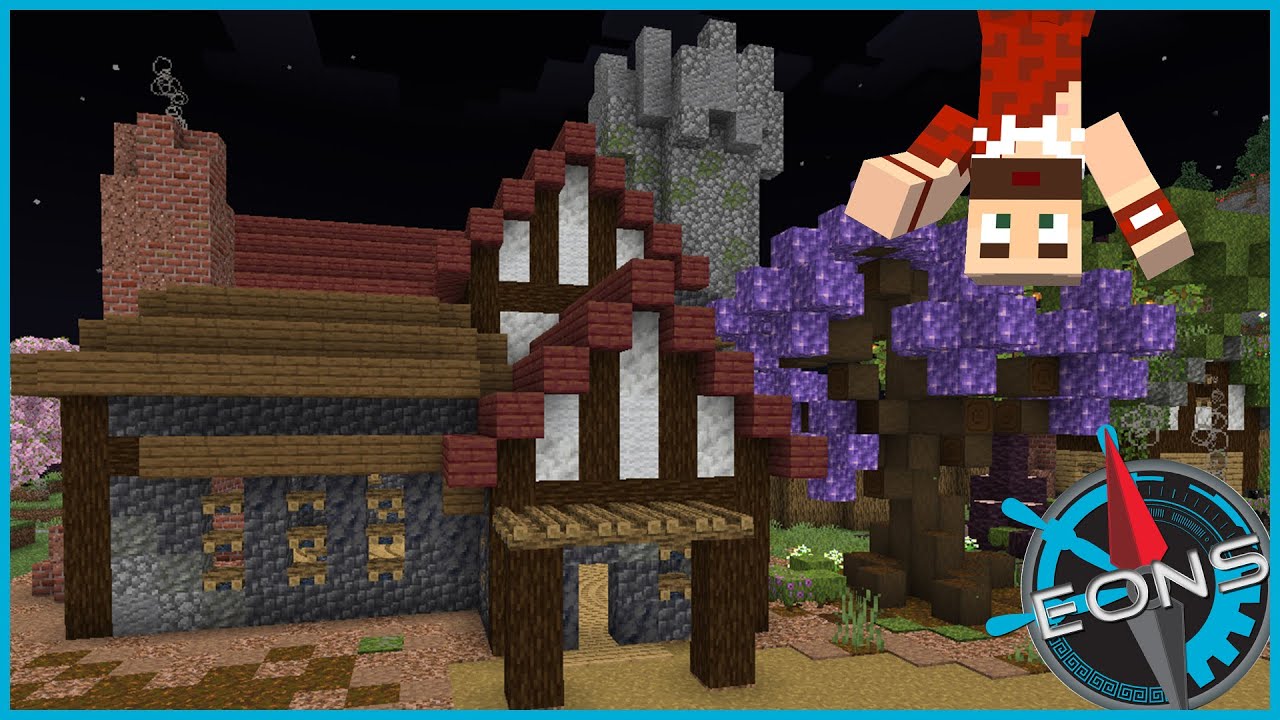 Eons Minecraft SMP Episode 4 Village Smelter Building - YouTube