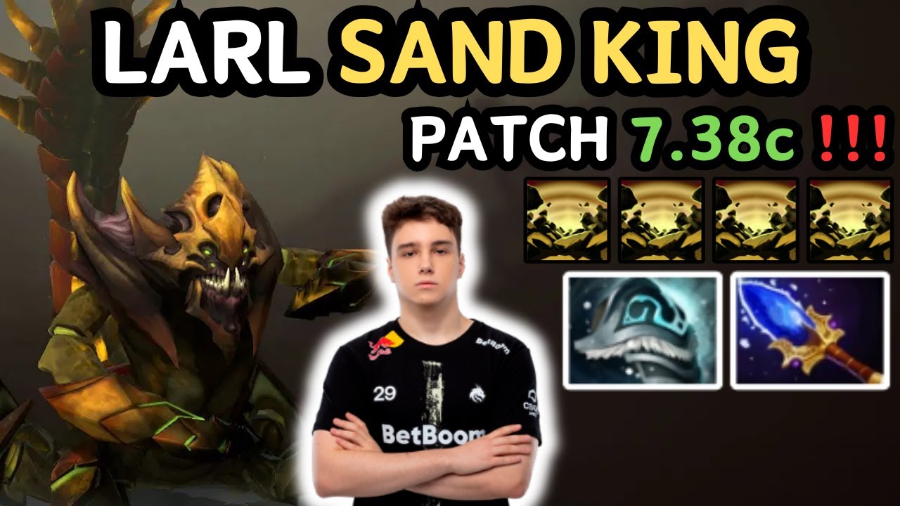 🔥 LARL SAND KING Midlane Gameplay Patch 7.38c 🔥 SK Mid Still Meta ...