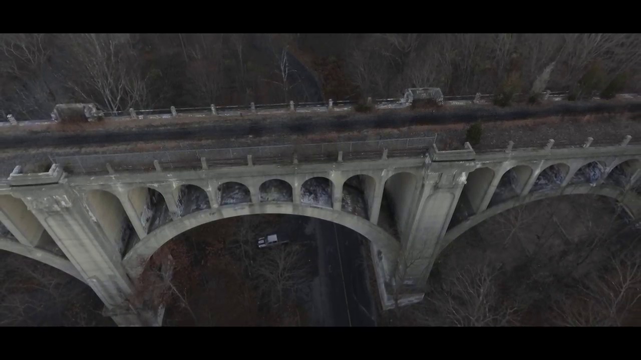 DJI Phantom 4 Early Morning Footage Of The Paulinskill Viaduct - YouTube