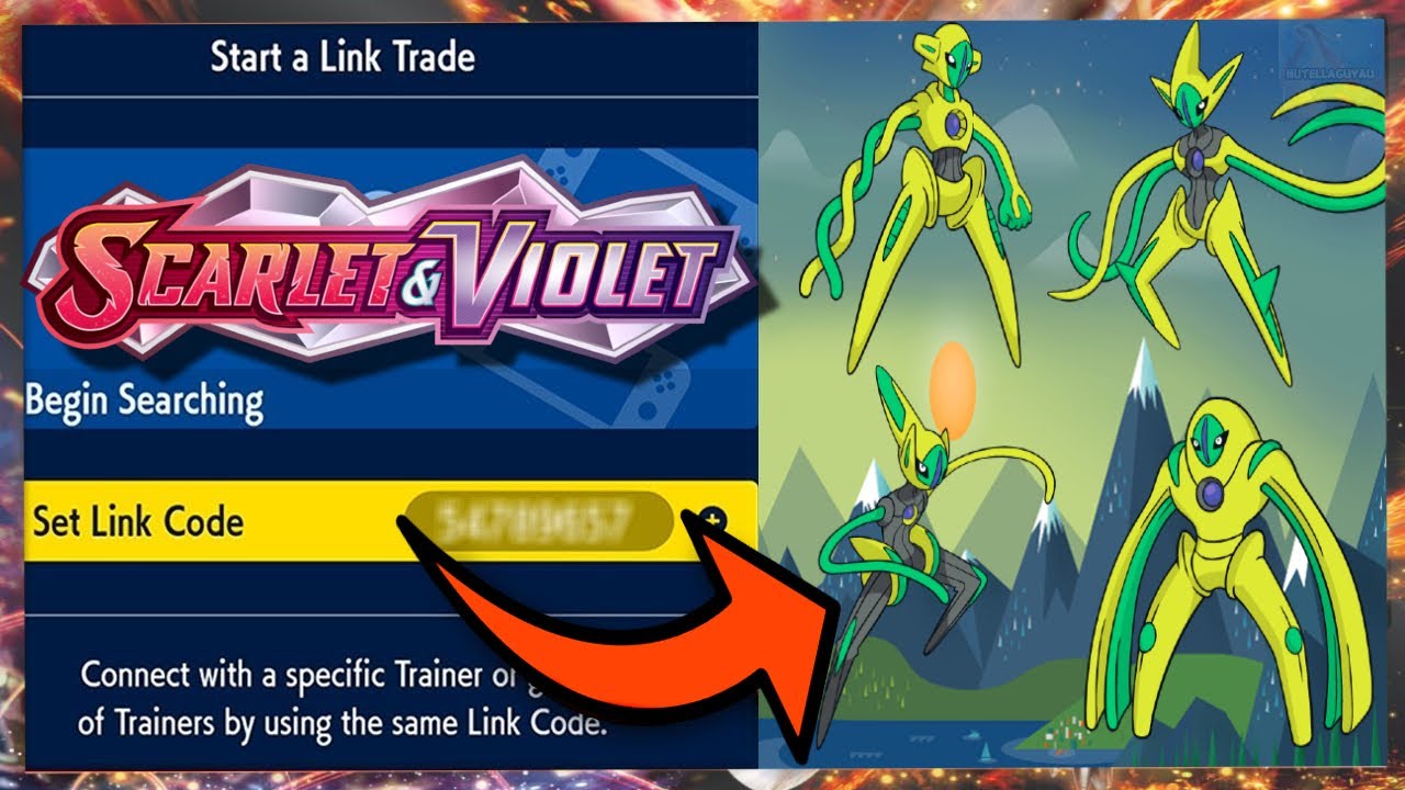 This Link Code Trades Shiny Deoxy In Pokémon Scarlet And Violet - YouTube