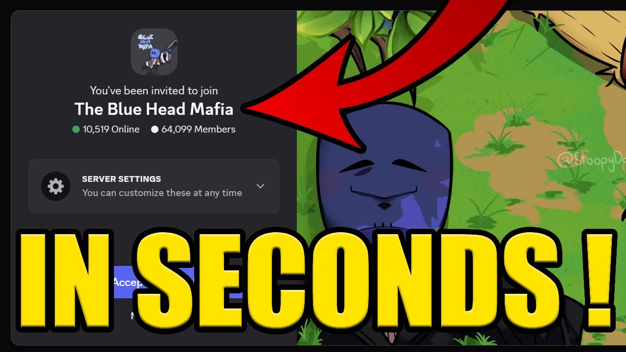 HOW to JOIN THE BLUE HEAD MAFIA DISCORD SERVER PC & MOBILE - YouTube