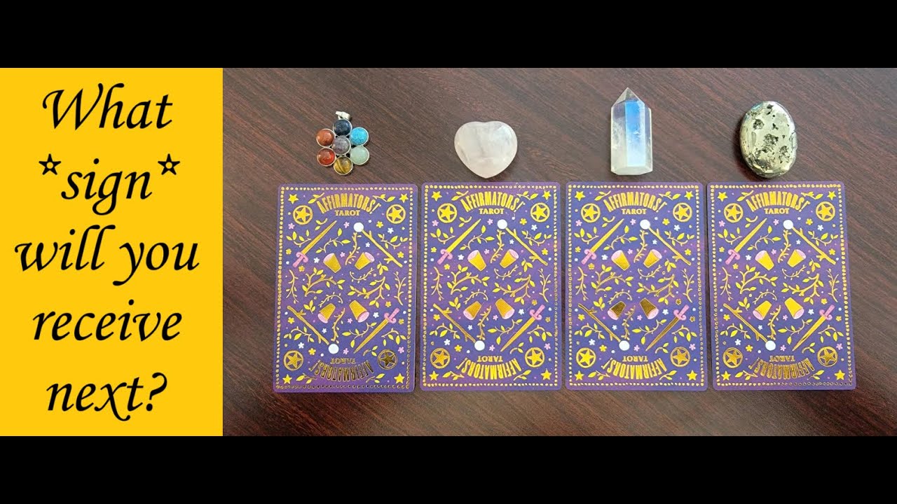 PICK A CARD: What *sign* will you receive next? (and what does it mean ...