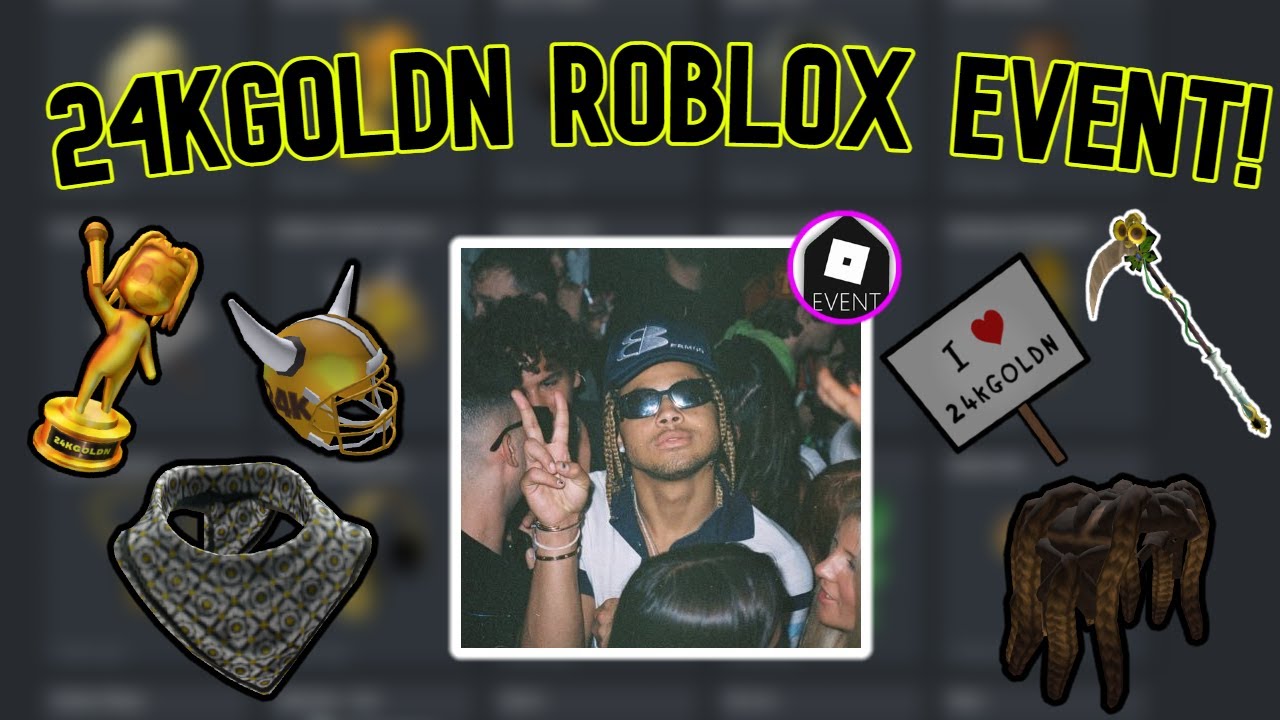 16 EVENT PRIZES! 24KGOLDN ROBLOX EVENT COMING! 🎤(WHAT TO EXPECT) - YouTube