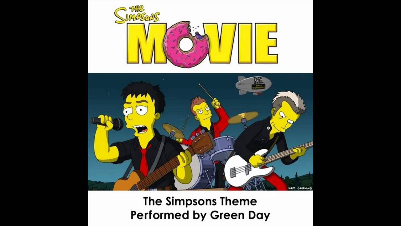 Green Day - Simpsons Theme - YouTube