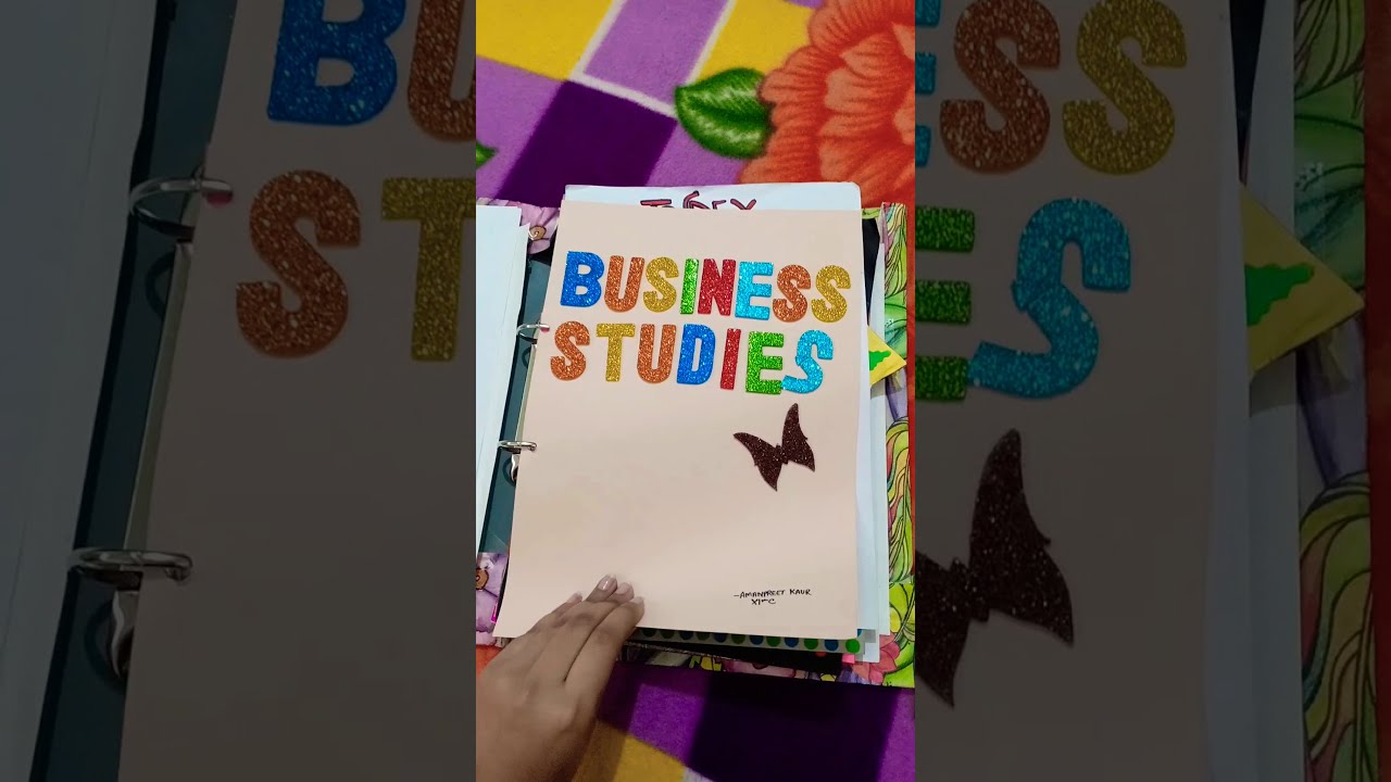 Business studies project file - YouTube